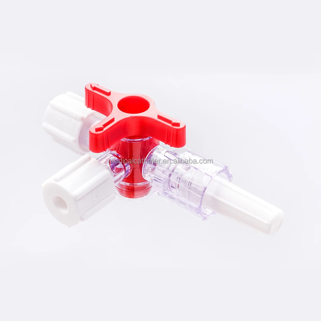 Medical Disposable Luer Lock 3 Way Stopcock Manifold Valve
