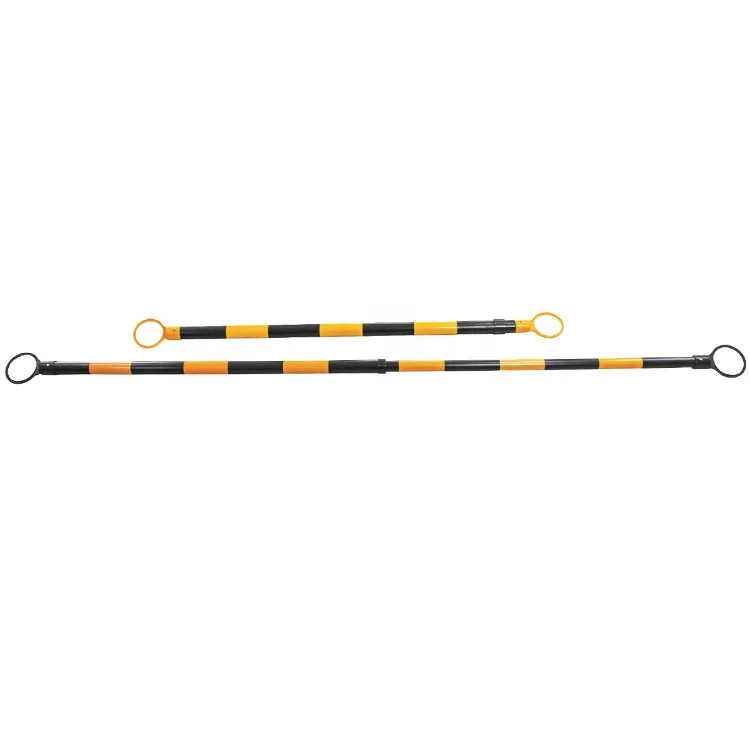 H Crowd Control Extending Security Bar Red&While Reflective Safety ...