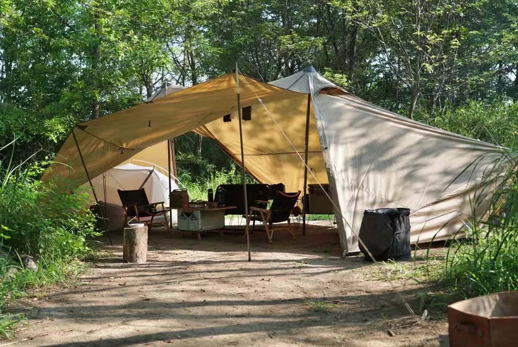 Pyrmaid Indian Shape Tent Extended Shape Hiking Camping Tc Fabric Tent ...