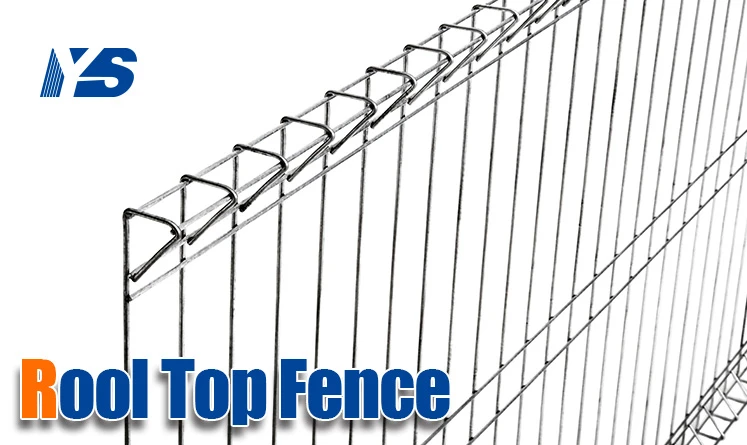 Custom Brc Wire Mesh Fence Roll Top Fence 50 X 150 Mm 1.75m X 2.4m ...