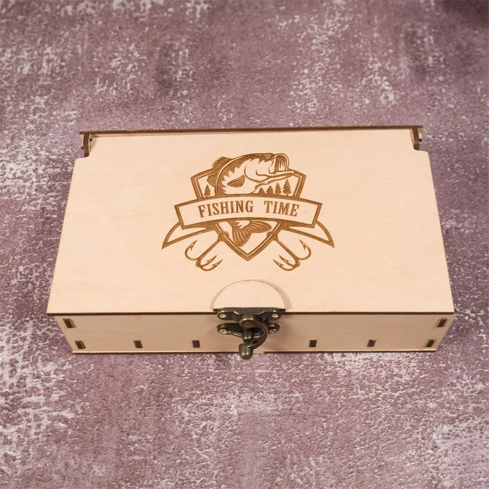 Custom Tackle Box Fishing Gear Box Fishing Gifts For Men Unique Fishing ...