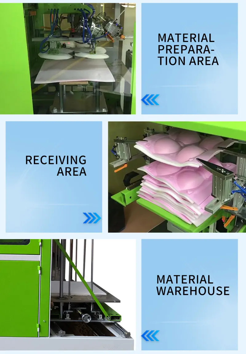 Automatic Bra Cup Molding Production Line Underwear Machines Bra Cup ...