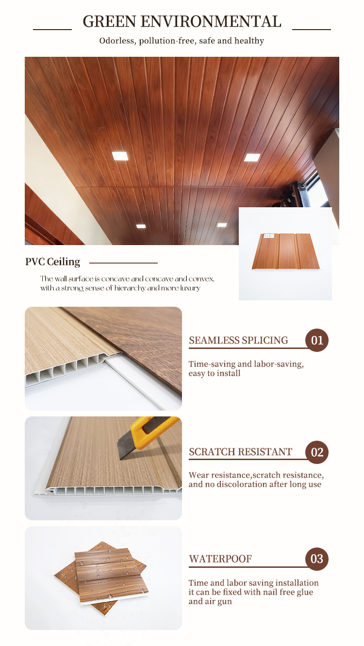 Pvc Ceiling Panel Board Pvc Best Ceiling Design Colors and Sizes Can Be ...
