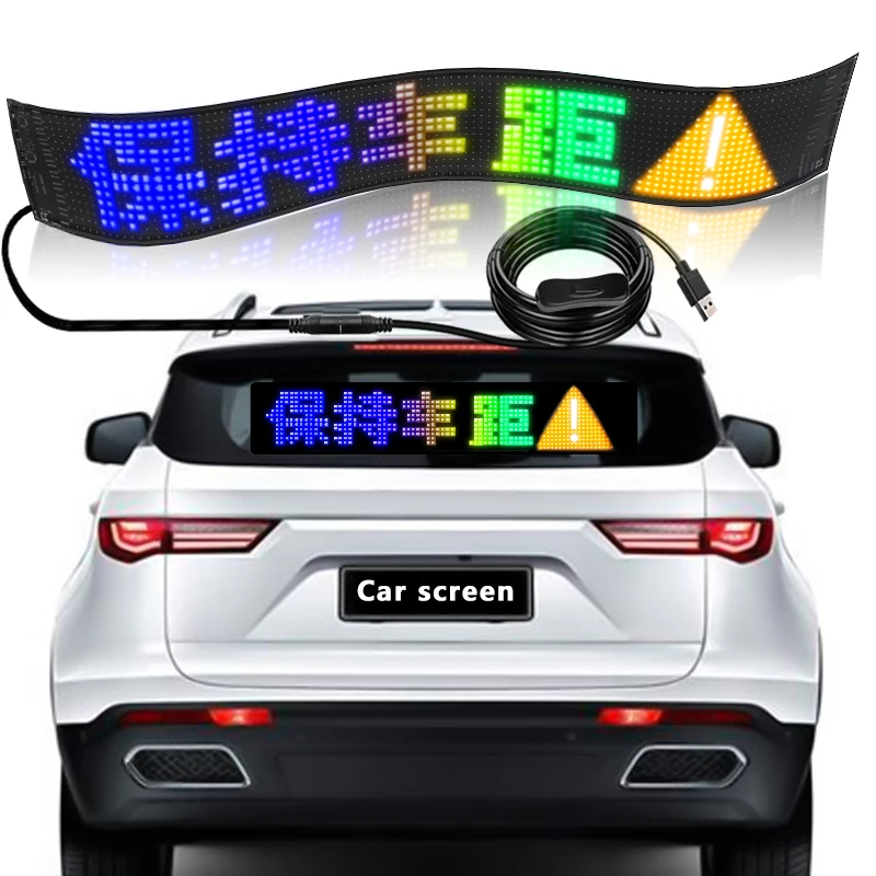 Scrolling Huge Bright Advertising Flexible Led Store Sign App Control ...