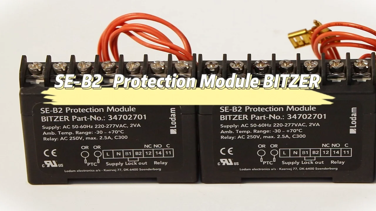 Air Conditioning Unit Parts Bitzer Compressor Se-b1 Se-b2 Se-e1 ...