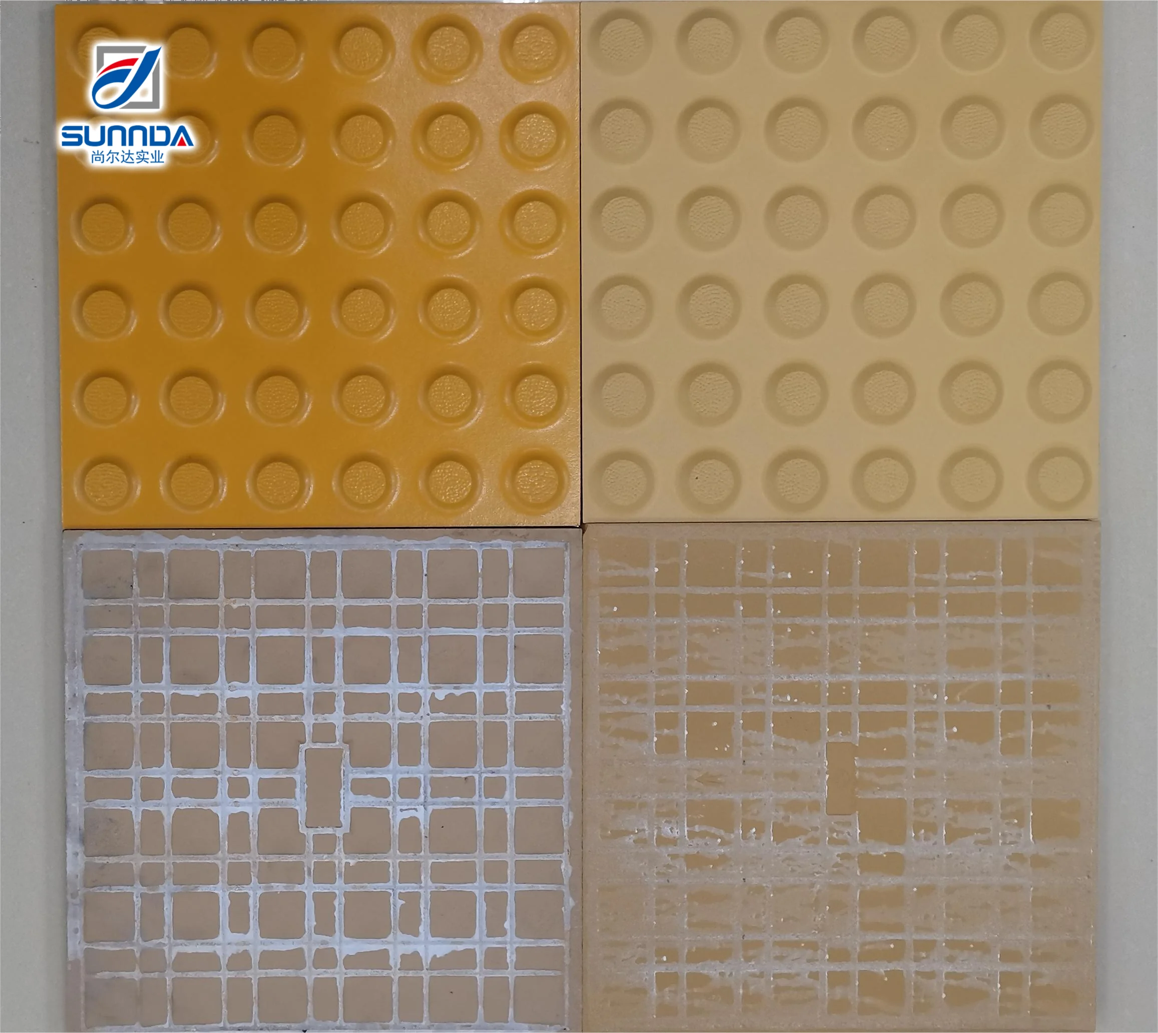 Full Body Outdoor Paving Floor Tiles Blind Guding Public Places Dotted ...