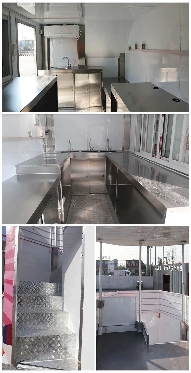 Custom Double Decker Food Truck Food Shop 2 Story Catering Mobile Bar ...