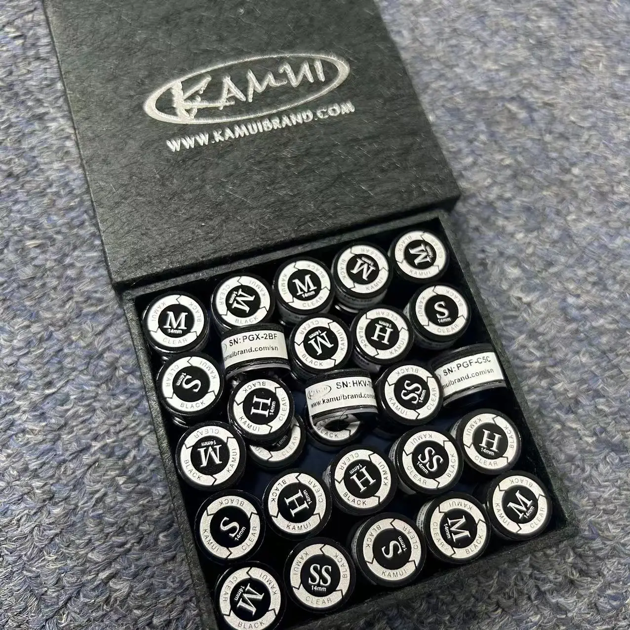 Superior Quality Kamui Billiard Pool Cue Tip 14mm Clear Black| Alibaba.com