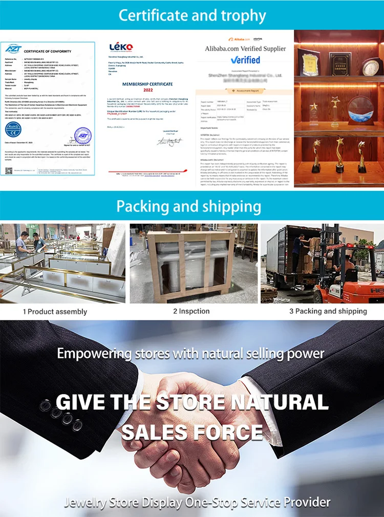 Glass Jewelry Showcase - Elegant Display Solutions