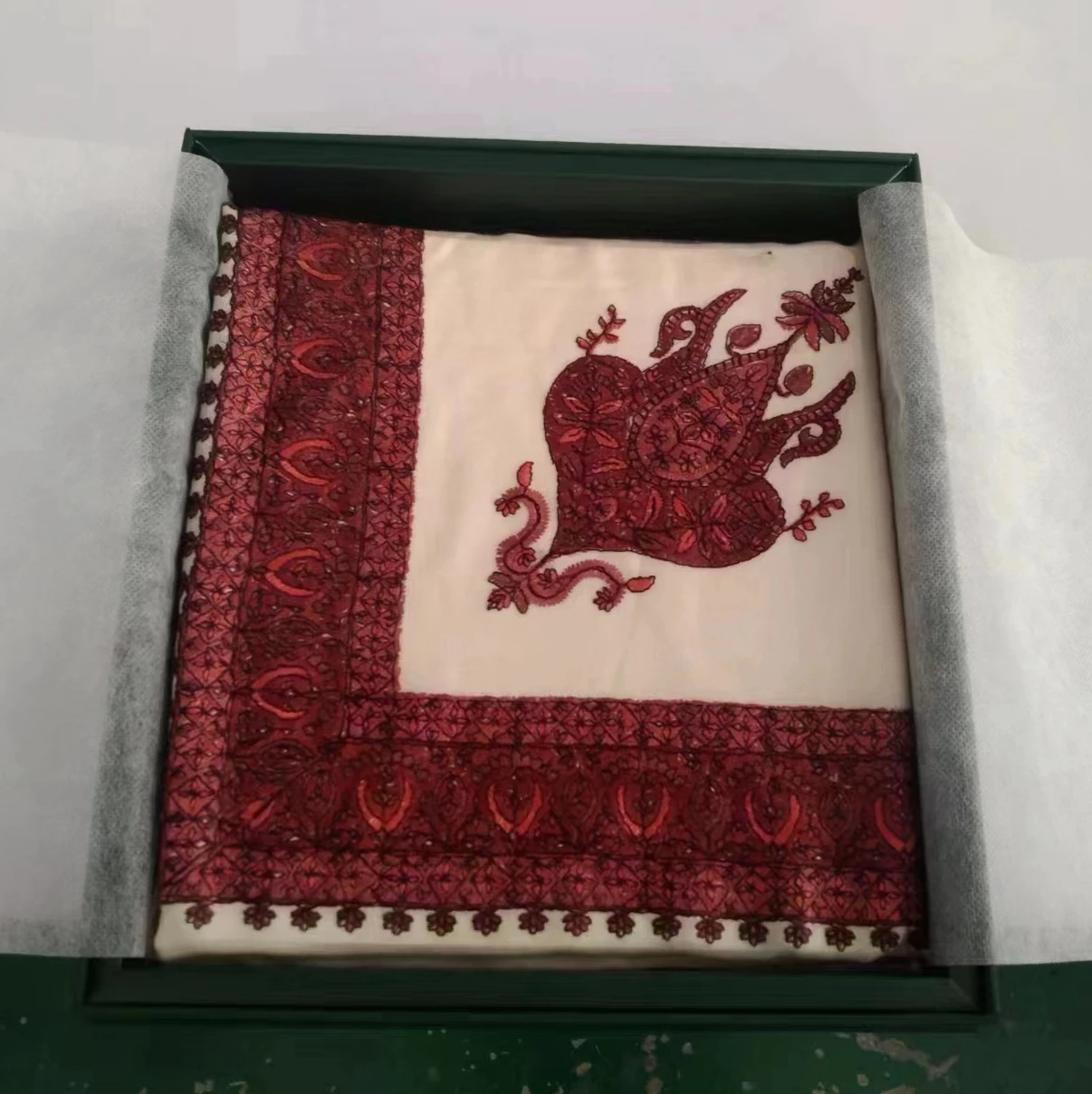 2023 Woolen Embroidery Pashmina Kashmiri Shawl - Yashmagh