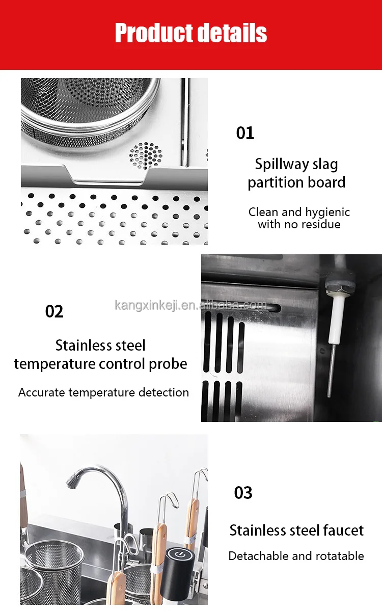 Induction Lpg Noodle Cooker Commercial Cooking Equipment Gas - Buy ...