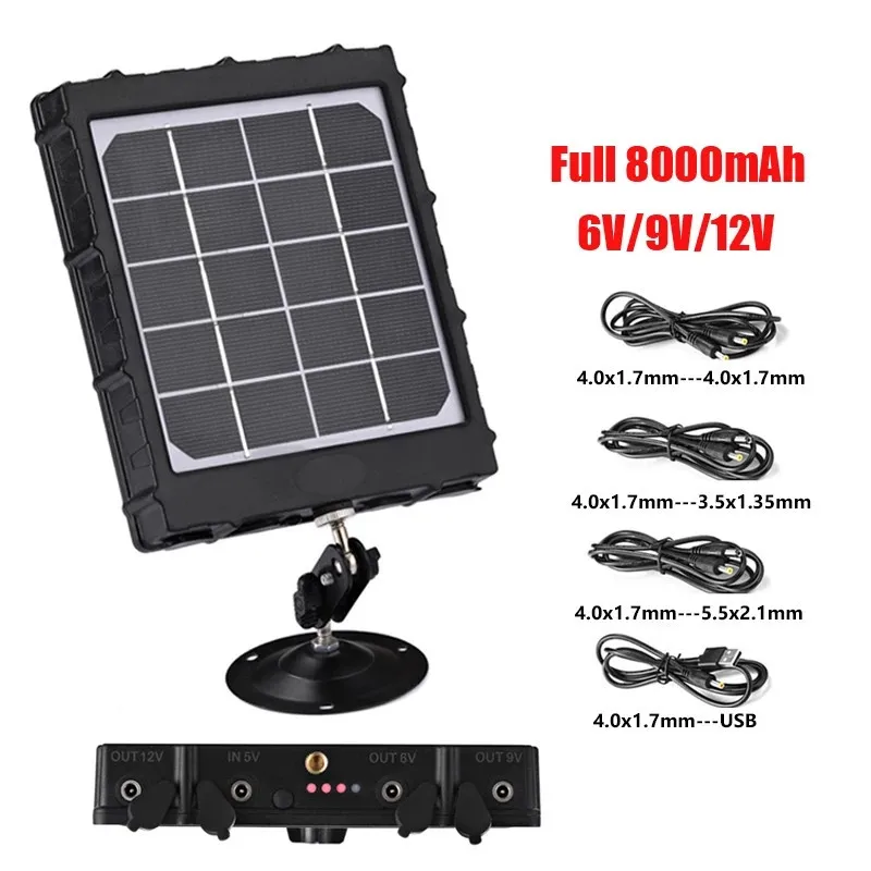 Hunting Camera 4g Solar Panel Charger 3w Bl480l-p Photo-traps Solar ...