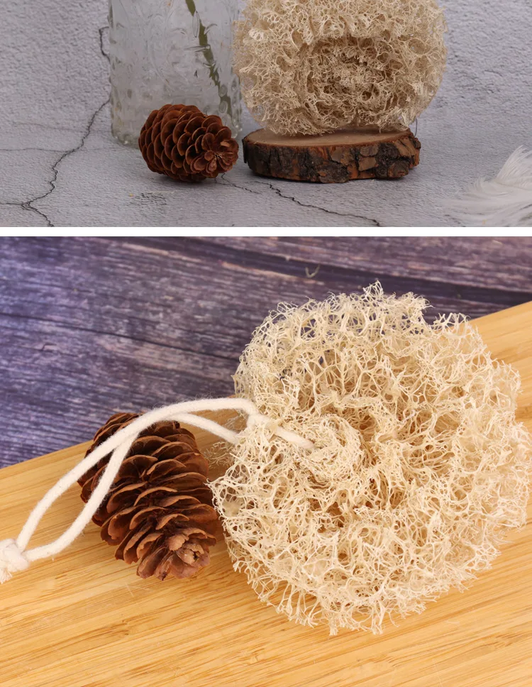 Natural Loofah Cleaning Brush Kitchen Dish Washing Cloth Dish Pot ...