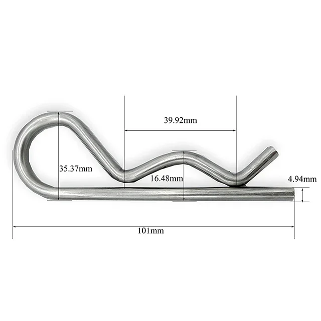 Factory Stainless Steel Hitch Pins Clip R Clips Spring Retaining Wire ...
