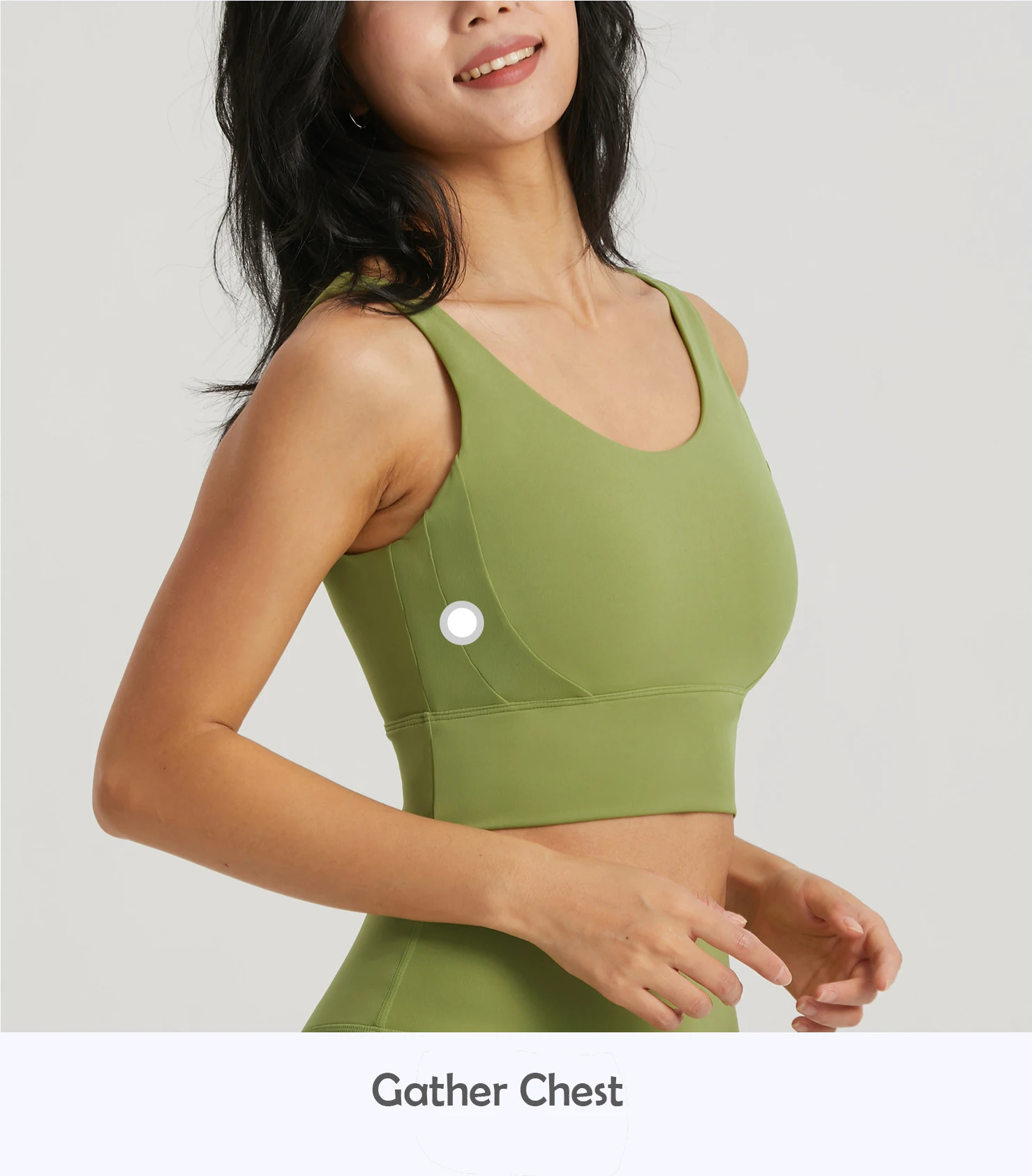 Wholesale Wide Shoulder Straps Design Gym Fitness Workout Bra Top Deep ...