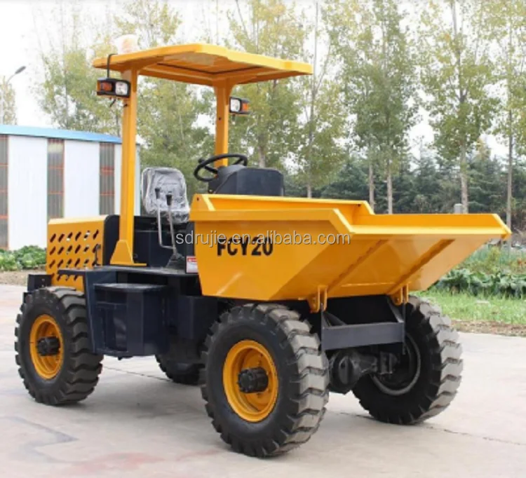 3ton Fcy30 Hydraulic Rotating Mini Tipper Dumper With Side Tipping ...