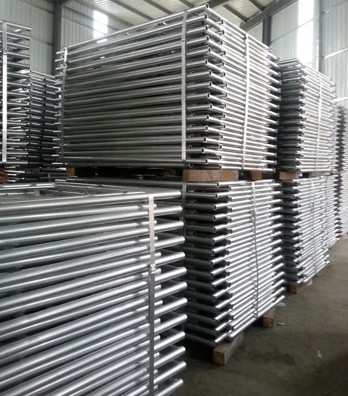 H Type Frame Scaffold Set Iron Steel Frame Construction Mobile Walkthru ...