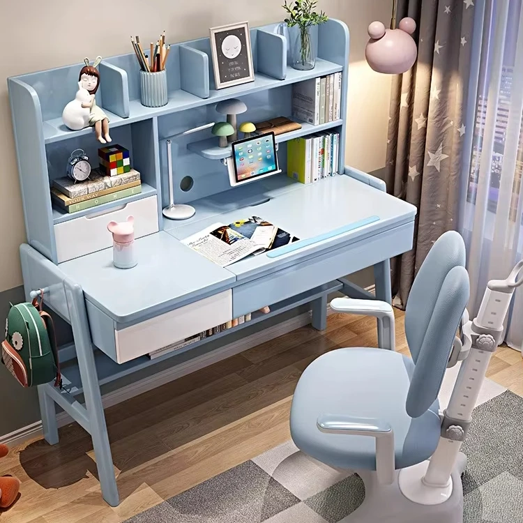 Solid Wood Foldable Study Table for Primary and Secondary School ...