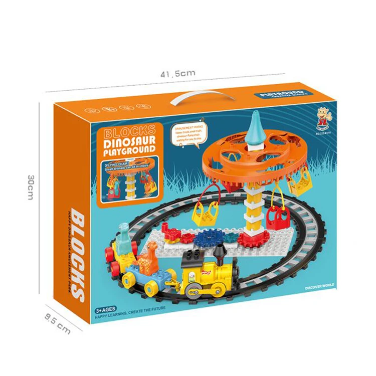 Train Track Building Blocks Model Toys 57pcs Track Bricks Block Series ...