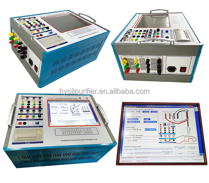 Power Circuit Breaker Analyzer Mccb And Acb Trip Test Trip Unit Test ...