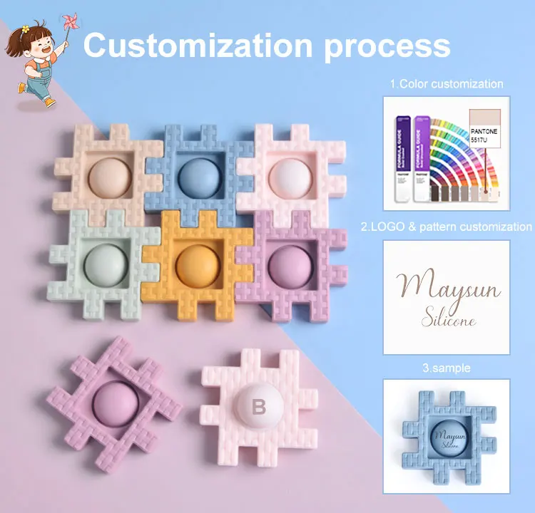 Maysun Silicone Fidget Toys - Stress Relief & Fun Learning