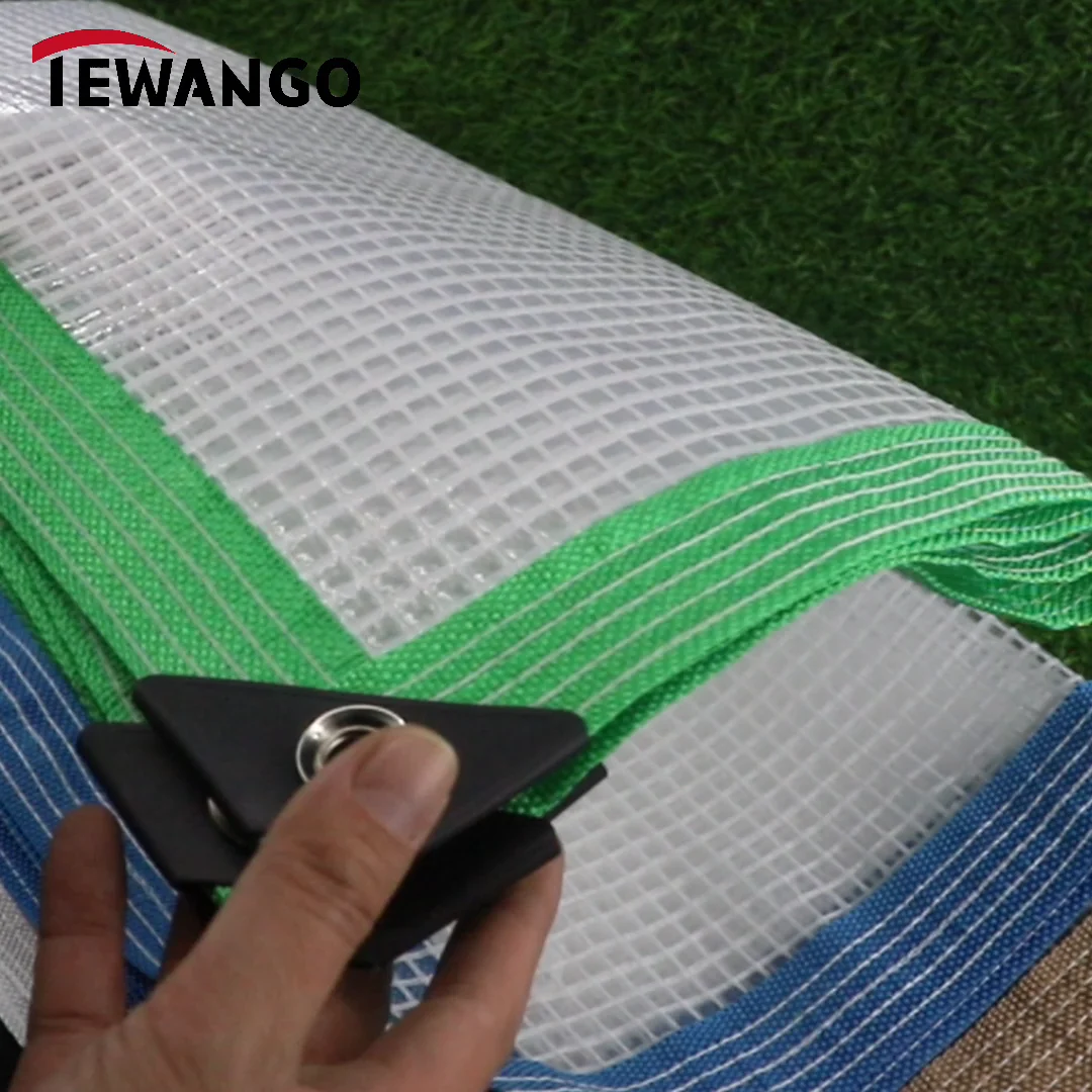 160gsm 180gsm Mesh Reinforced Pe Tarpaulin Outdoor Plaids Garden ...