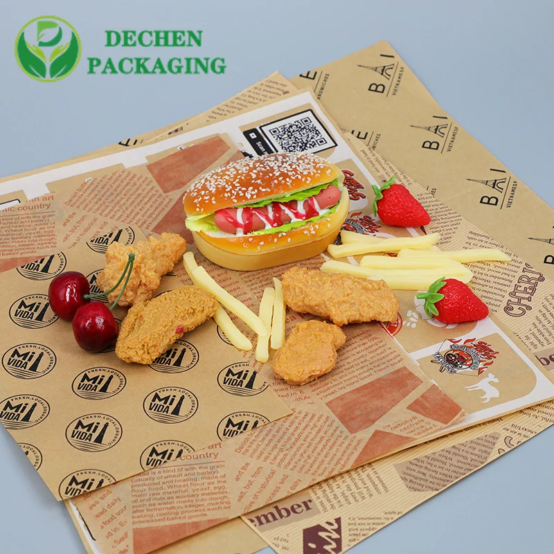 Alibaba.com: Deli Custom Fast Printed Food Wrapping Packaging ...
