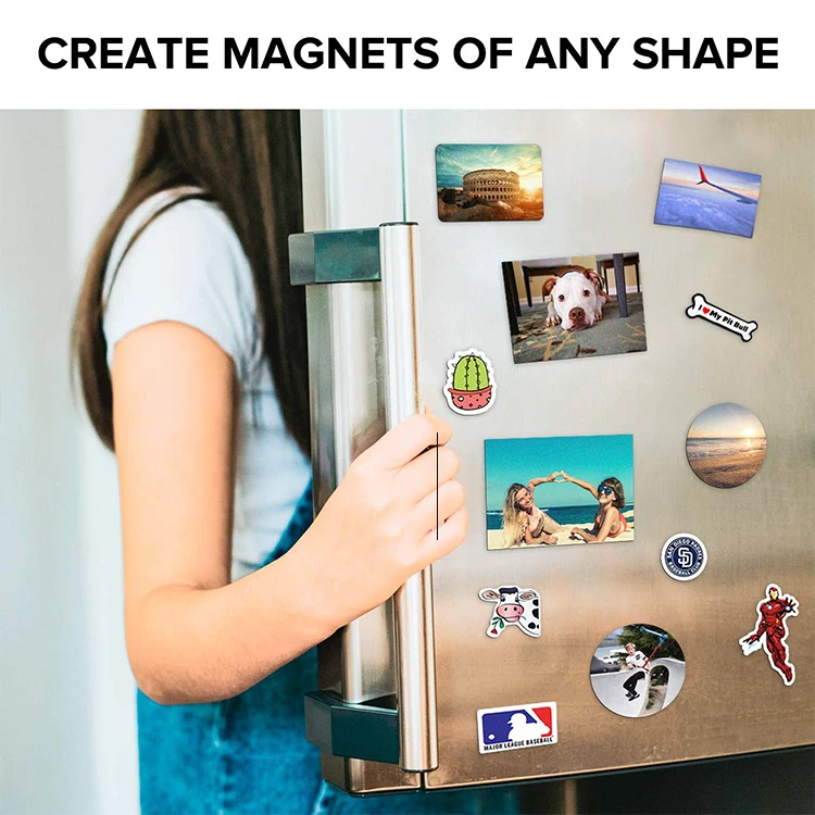 Flexible Magnet Sheet A4 Size Art Deco Free Samples Reusable Fridge ...