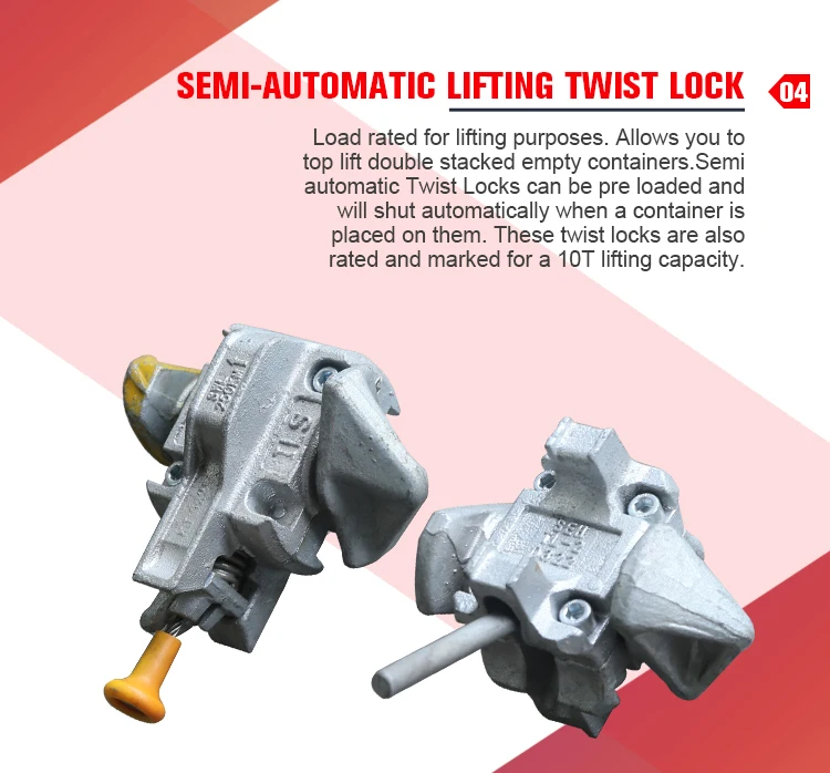 Various Of Lashing Stackable Horizontal Connector Twistlock Marine ...