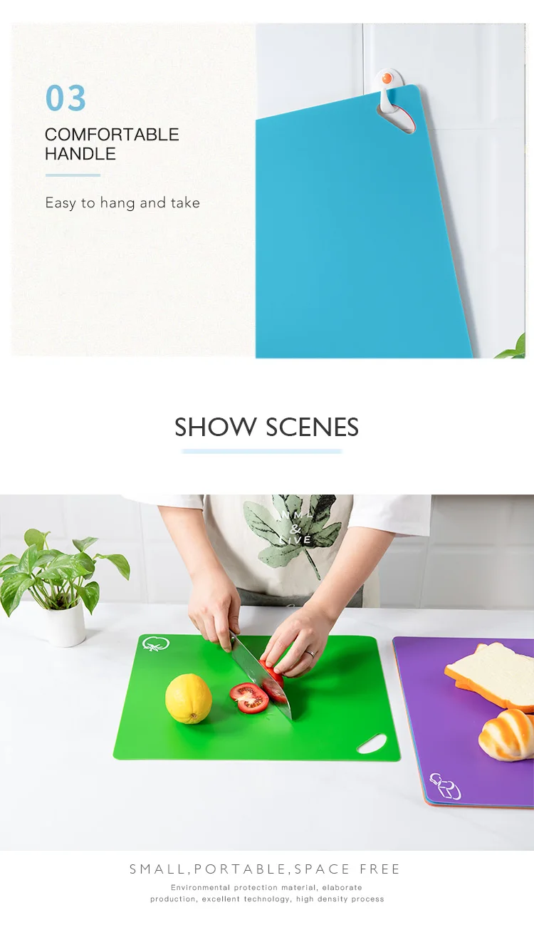 Wholesale Food Grade Pp Food Meat Chopping Blocks Non-slip Kitchen ...