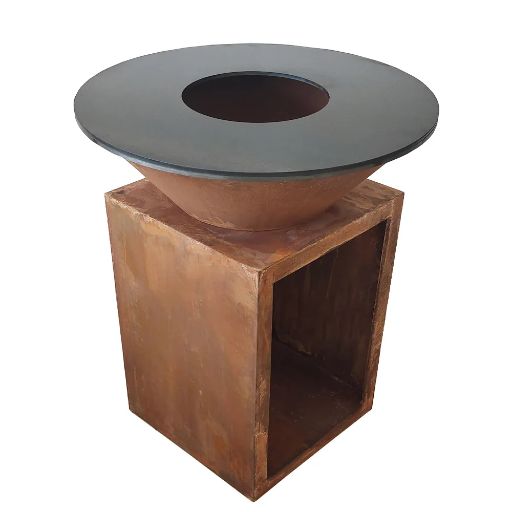 Brasero Plancha Outdoor Cooking Grill - Corten Steel Durable Design ...