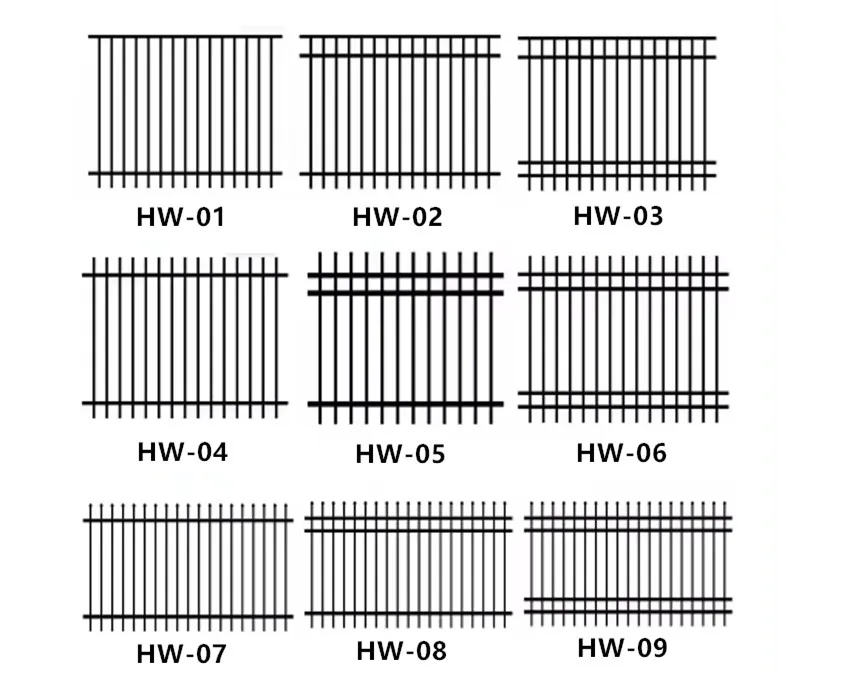 Invincible Design Wrought Iron Fence Panels - Steel Garden Security ...