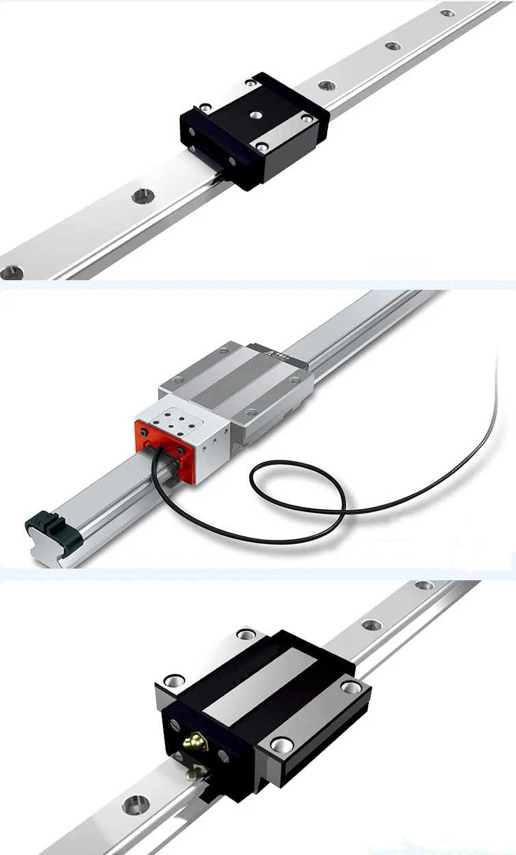 Sliding Rail System Linear Motion Guide Rail Guideway With Slider Block ...