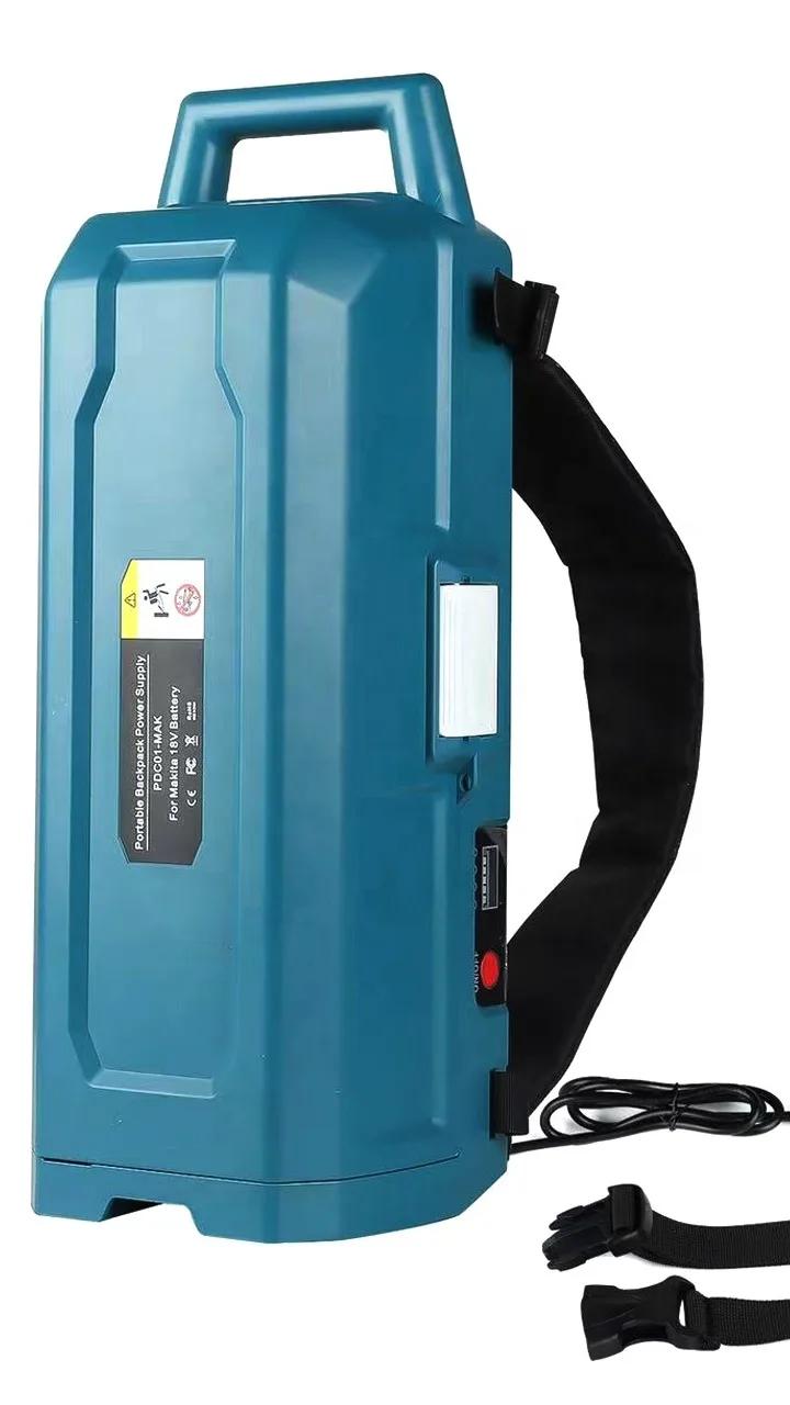 Portable Lithium Ion Battery Backpack Power Supply For Makita Dewalt ...