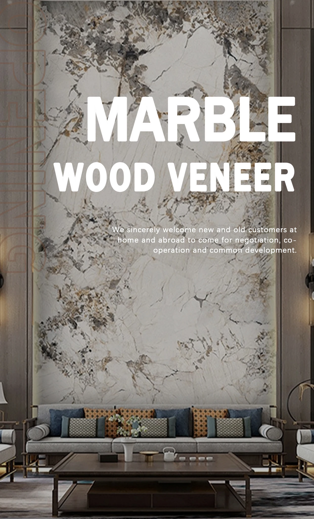 Wood Veneer Wpc Wall Panel Decorative Marble Bamboo Charcoal Wall Board ...