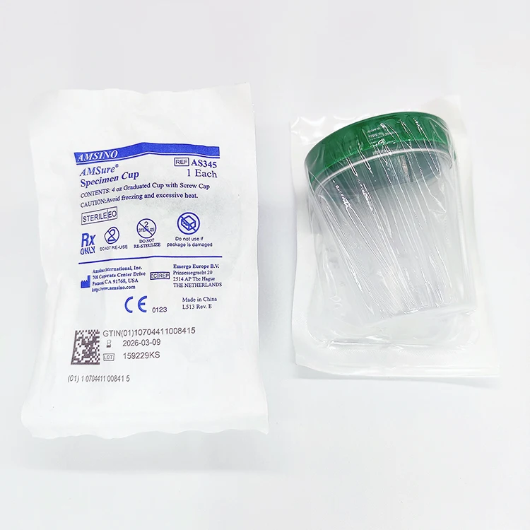 Disposable Medical Test Urine Sample Container Cup Sputum Sputum Fecal ...