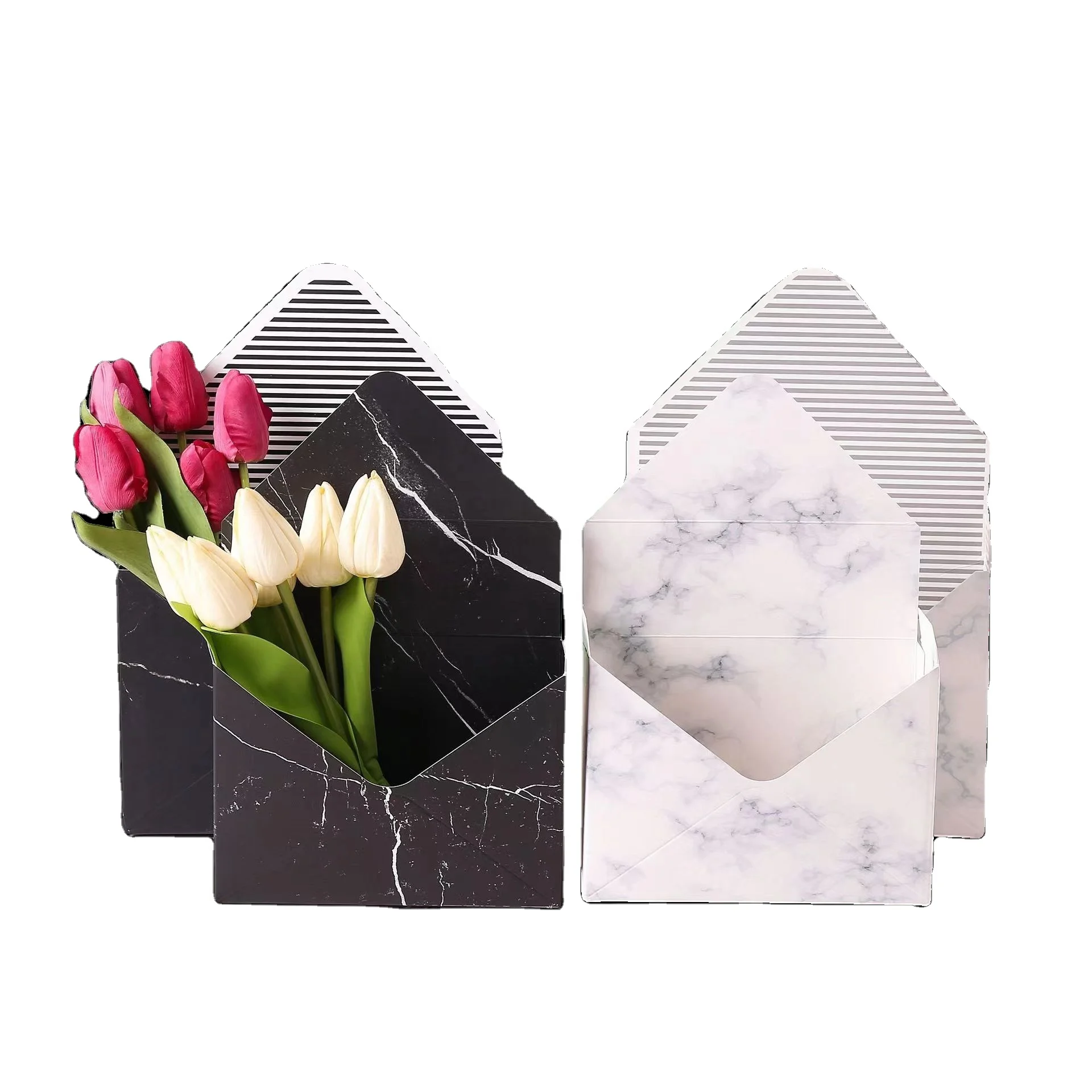 Handheld Folding Envelope Flower Gift Box Recyclable Paper Box For ...