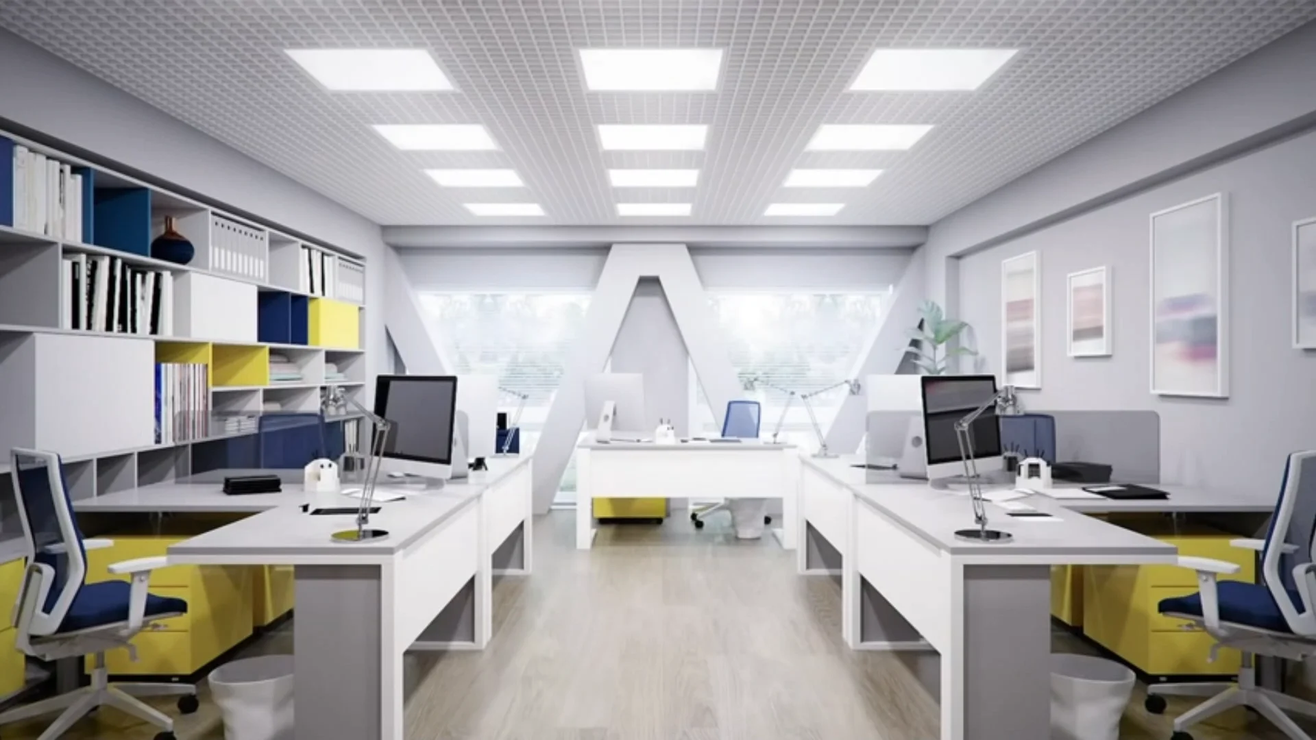 Ultra Thin Square 60x60cm Led Backlit Panel Light With Remote 4000k ...