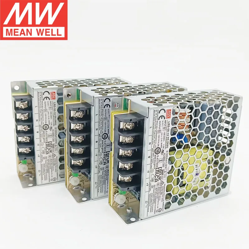 Mean Well Power Supply Lrs Series 5v 12v 24v 36v 48v 50w 75w 100w 150w ...