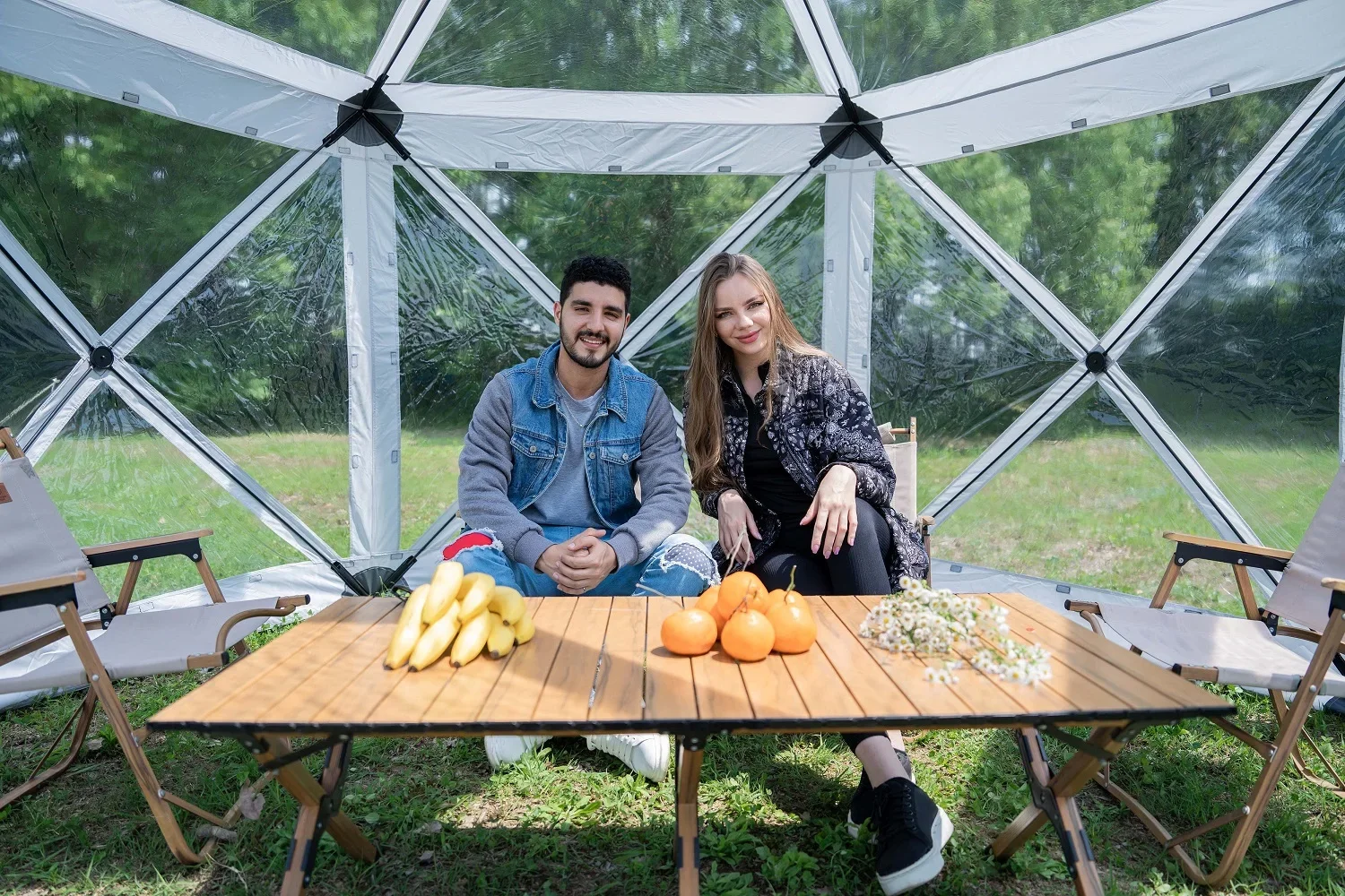 Outdoor Quick Set Up Pvc House Tent Clear Bubble Tent Waterproof ...