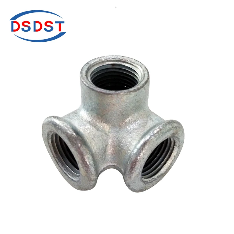 Gi Pipe Fittings Bend Heavy Duty Malleable Cast Iron Pipe Fitting Tee Union Female Flat Seat ...