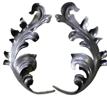 Stamped Steel Leaves And Flowers Ornaments For Wrought Iron Fence ...