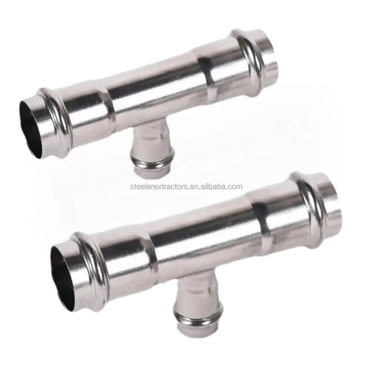 Fine Stainless Steel SS304 316 Double Tee Elbow Press Fittings Reducing ...