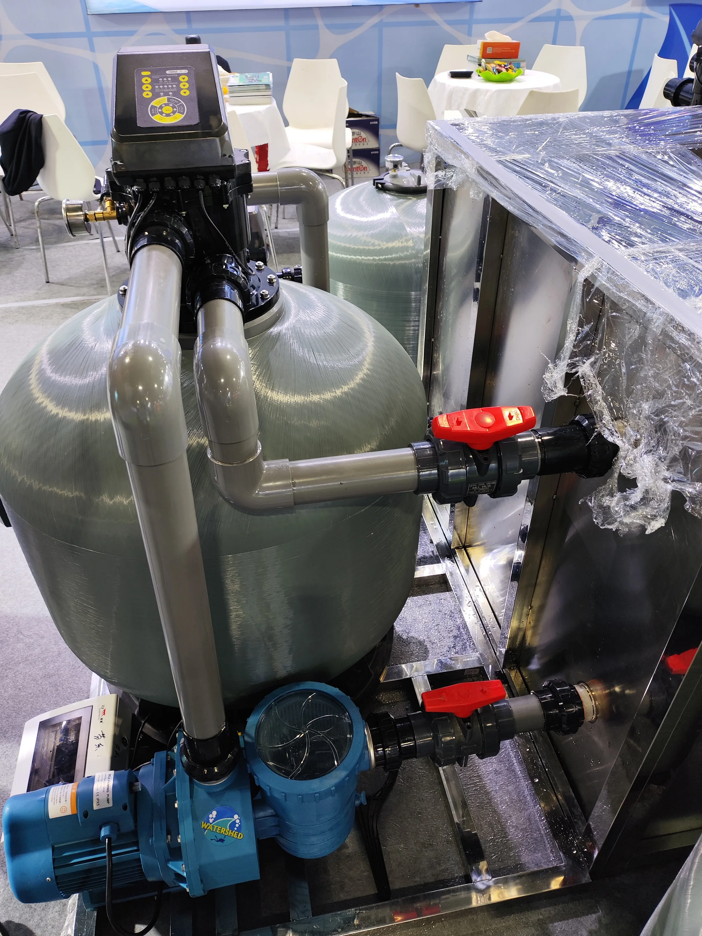 automatic filter valve water softener strainer valve filter multiport ...