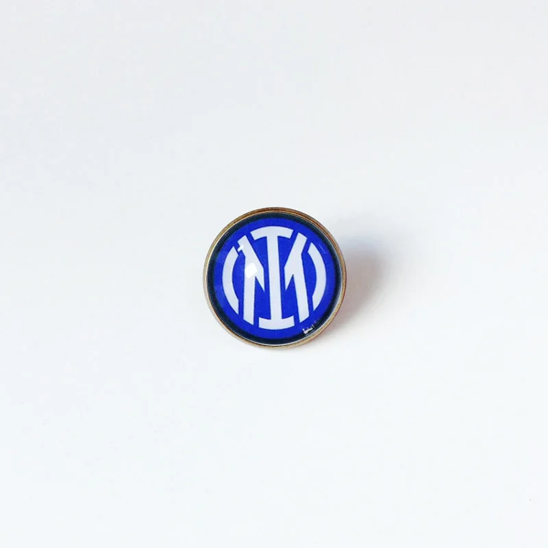 European Football Team Logo Club Shirt Brooch Metal Commemorative Badge ...
