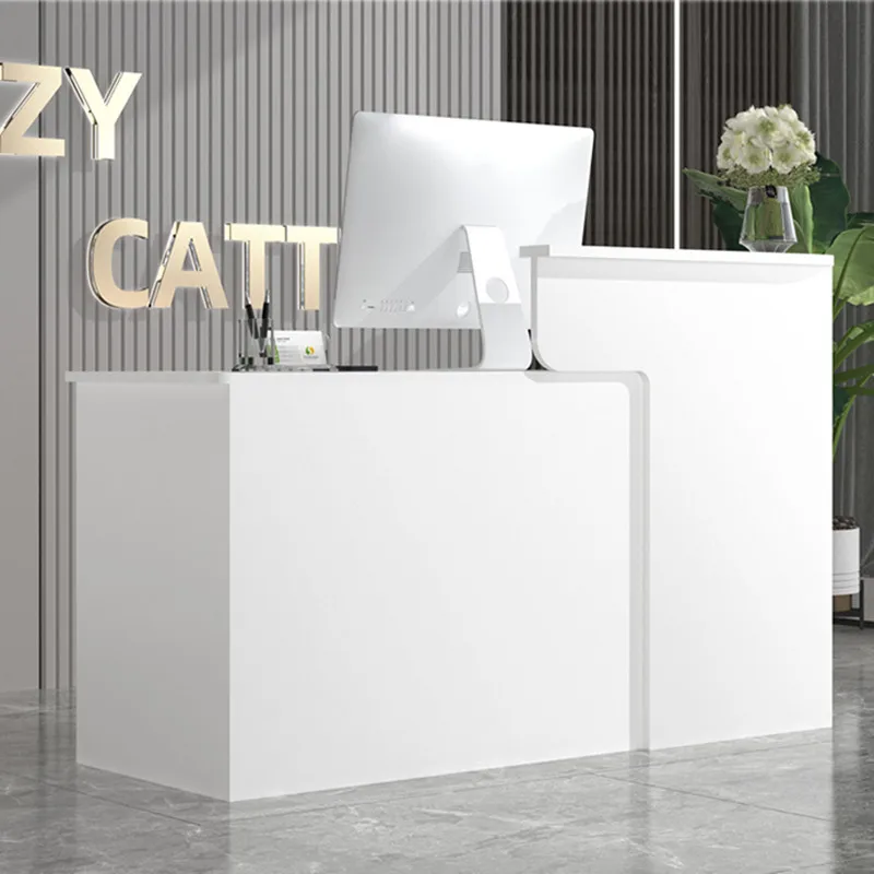 Modern Cash Table Register Retail Wooden Counter Cashier Desk Store ...