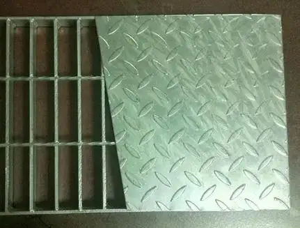 Hot Dip Galvanized Compound Bar Grating Steel Floor Grating With ...