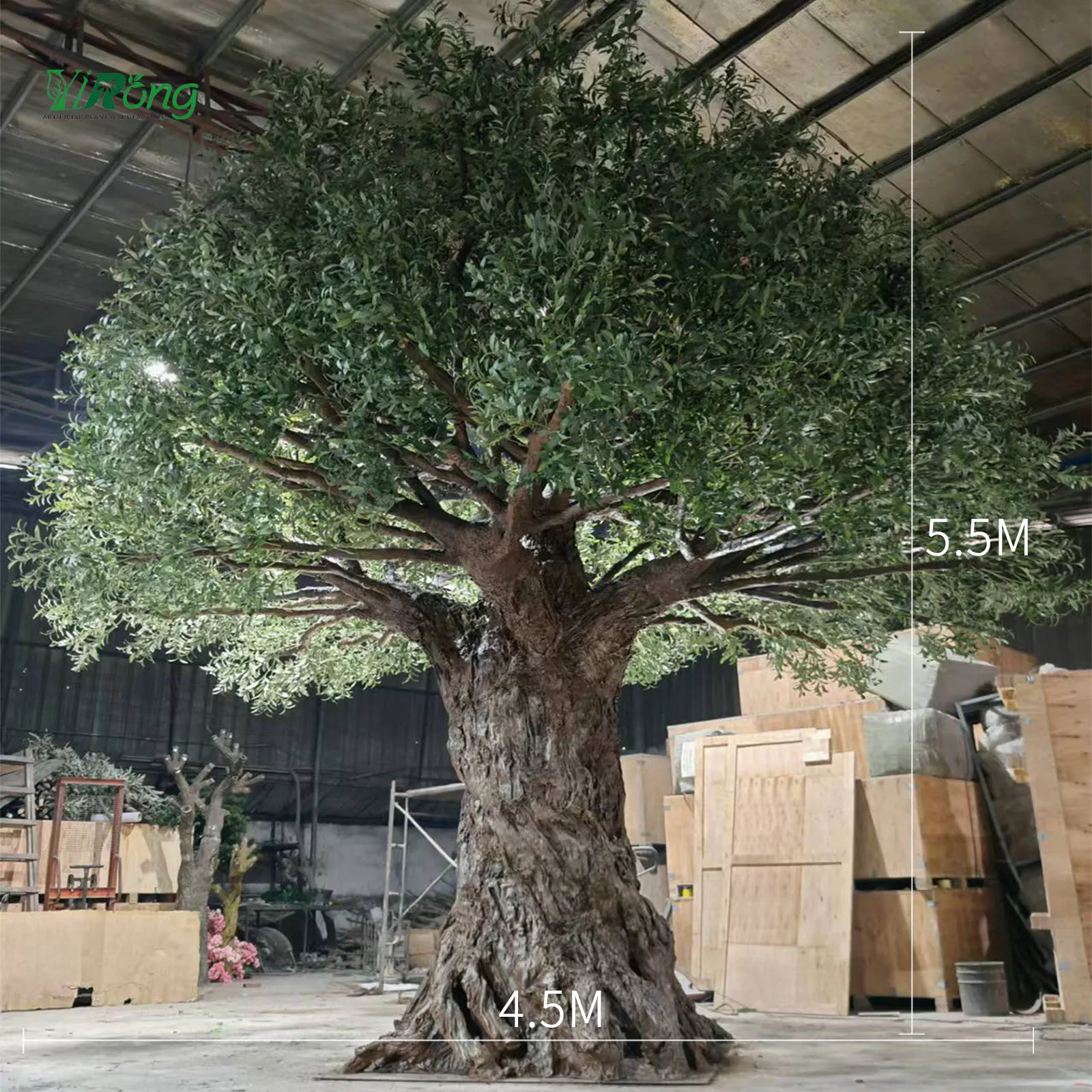 Handmade 5.5 Meters High 4.5 Meters Wide Evergreen Large Artificial Big ...