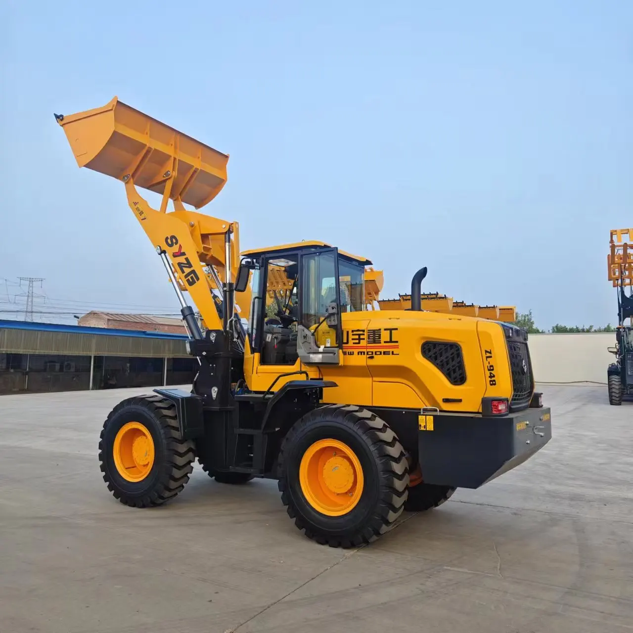 Shanyu Zl-936f Wheeled Skid Steer Wheel Loader Cost-effective Yunnei ...