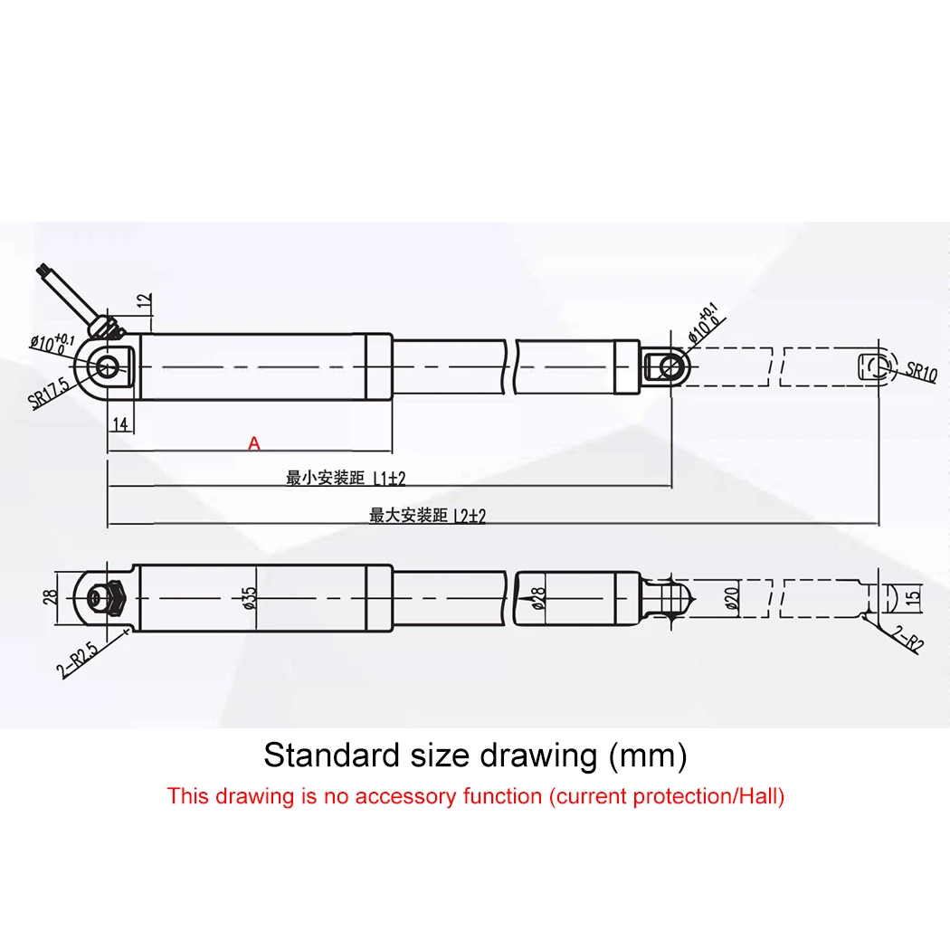Linear Motion Actuator Pen Type Electric Linear Actuator For Outdoor ...